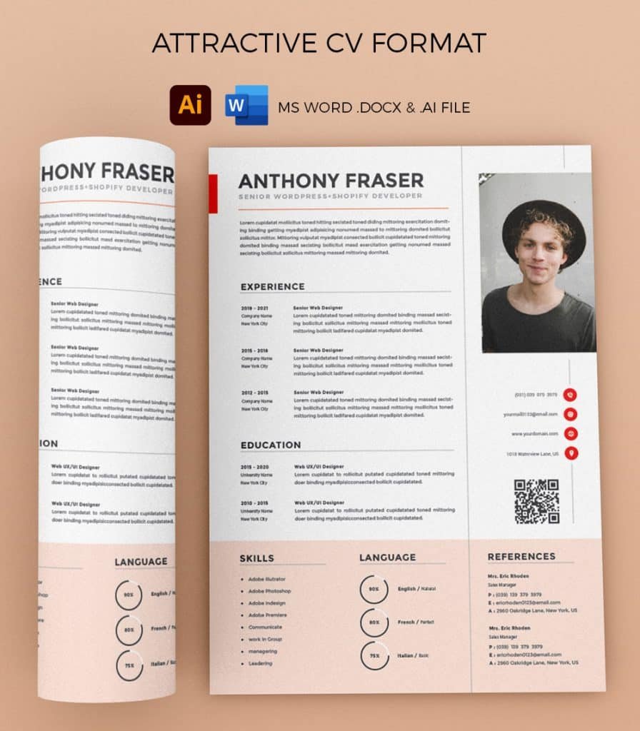 Professional CV Template - Resumefort